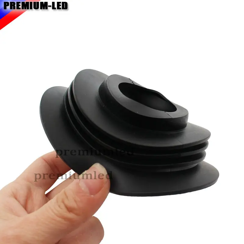 (2) Rubber Housing Seal Caps For Headlight Install HID Conversion Kit ...