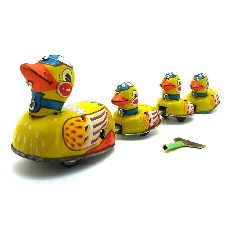 Vintage Style Tin toys Antique Robots wind up toys for Children Home ...