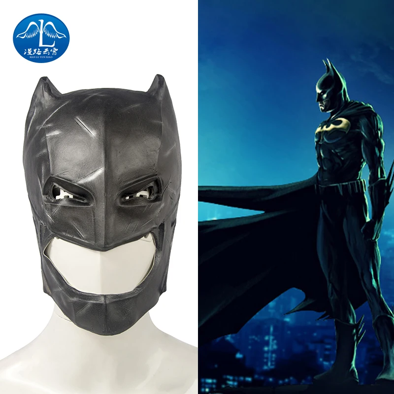 ManLuYunXiao Batman Masks Halloween Men's Rubber Adult Full Party Mask ...