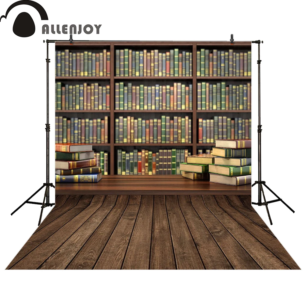 Allenjoy photography backdrop library books student child newborn photo ...
