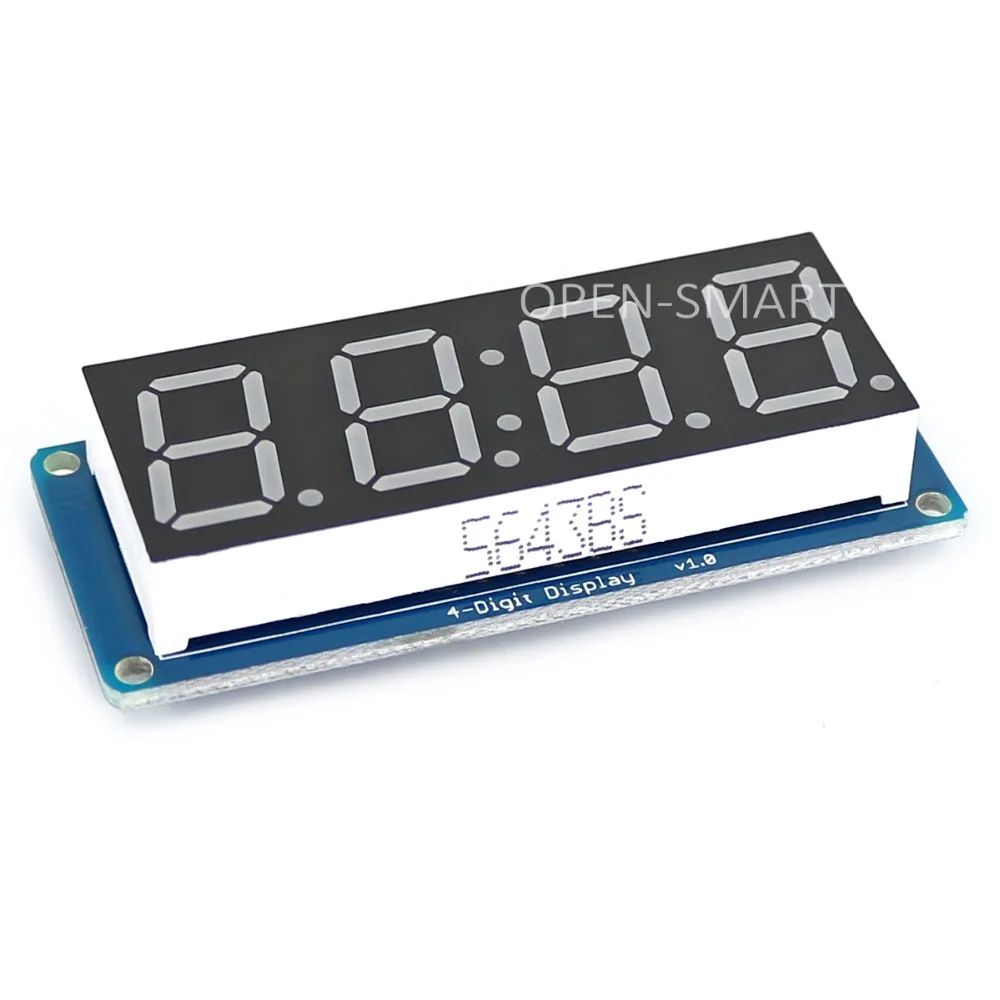 Clock-Point-4-Digit-Display-Module-0-56-Red-LED-7-segment-4-bits ...