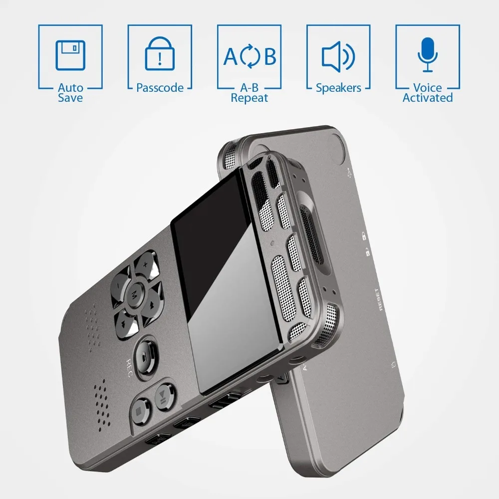 MAGNETOPHONE,Mini enregistreur Audio numérique professionnel,contrôle ...