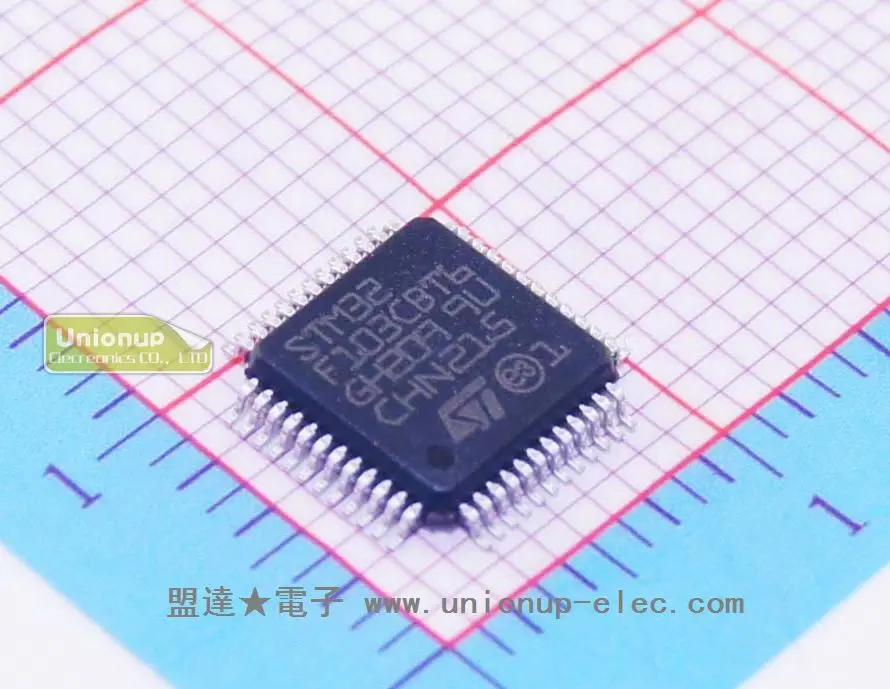 Купить 10 ШТ. stm32f103cbt6 stm32f103 stm32f103cb 32f103cb qfp48 в ...