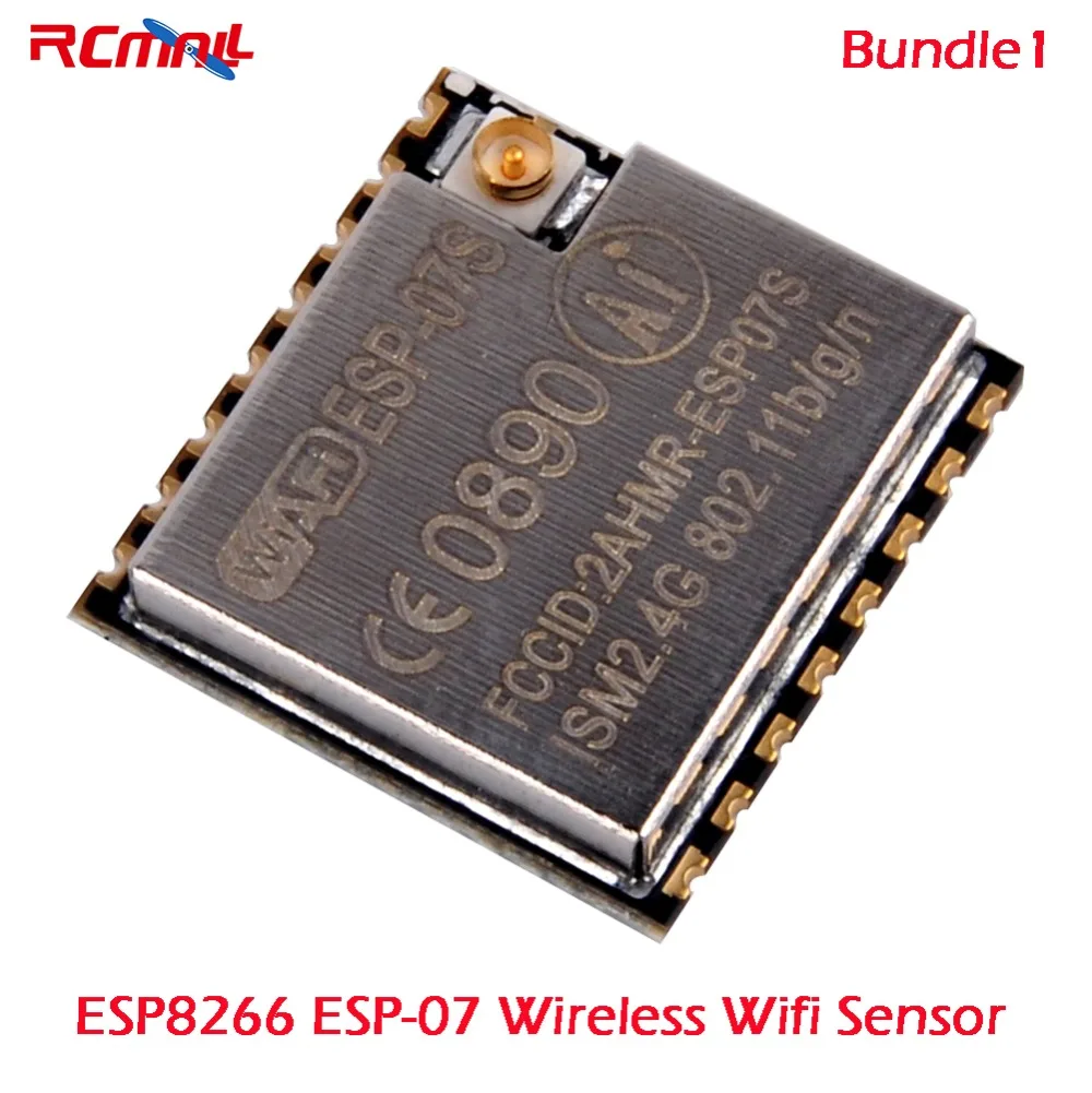 RCmall ESP8266 ESP 07 Wireless Wifi Sensor/2.4G WiFi Antenna with SMA ...