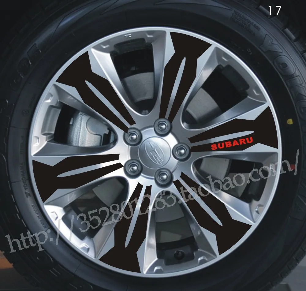 Outback rim felly carbon fiber Car Stickers A for Subaru|sticker wall ...