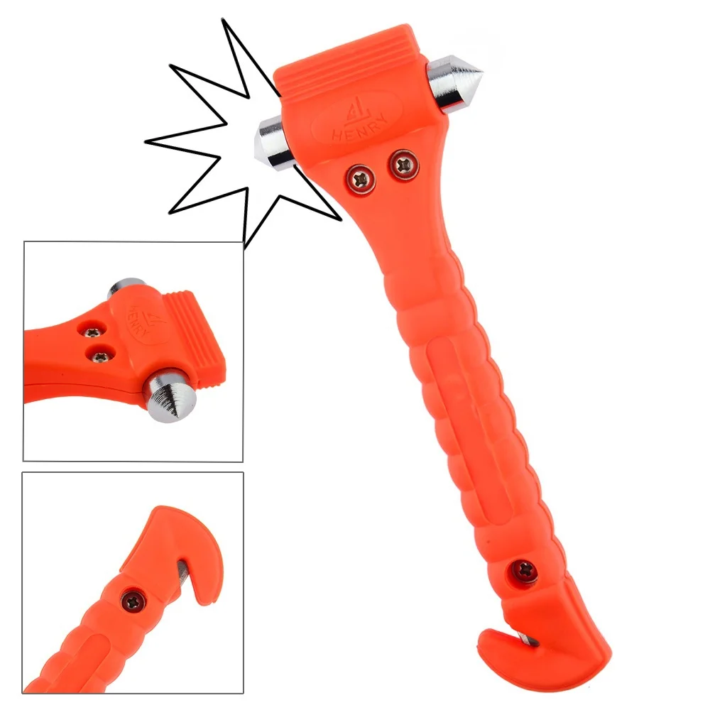 100% High Quality Safety Life Hammer & Seat Belt Cutter Rescue Tool For ...