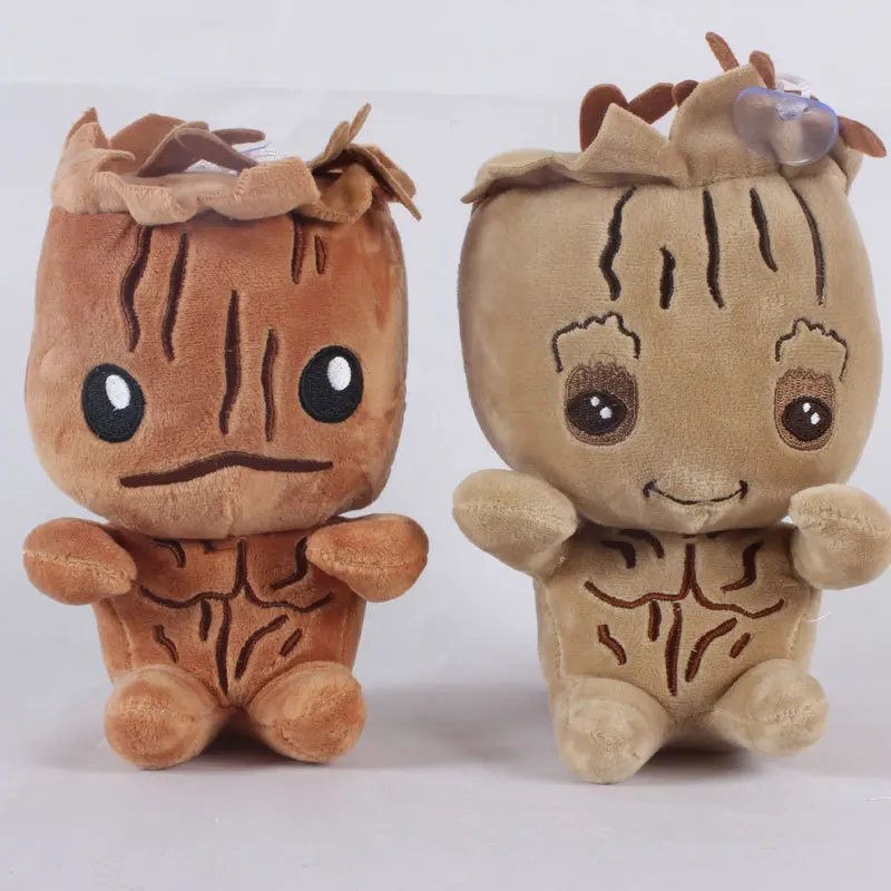 2018 New Plush Toys Cute Galaxy Escort 2 Man Groot Tree Plush Stuffed ...