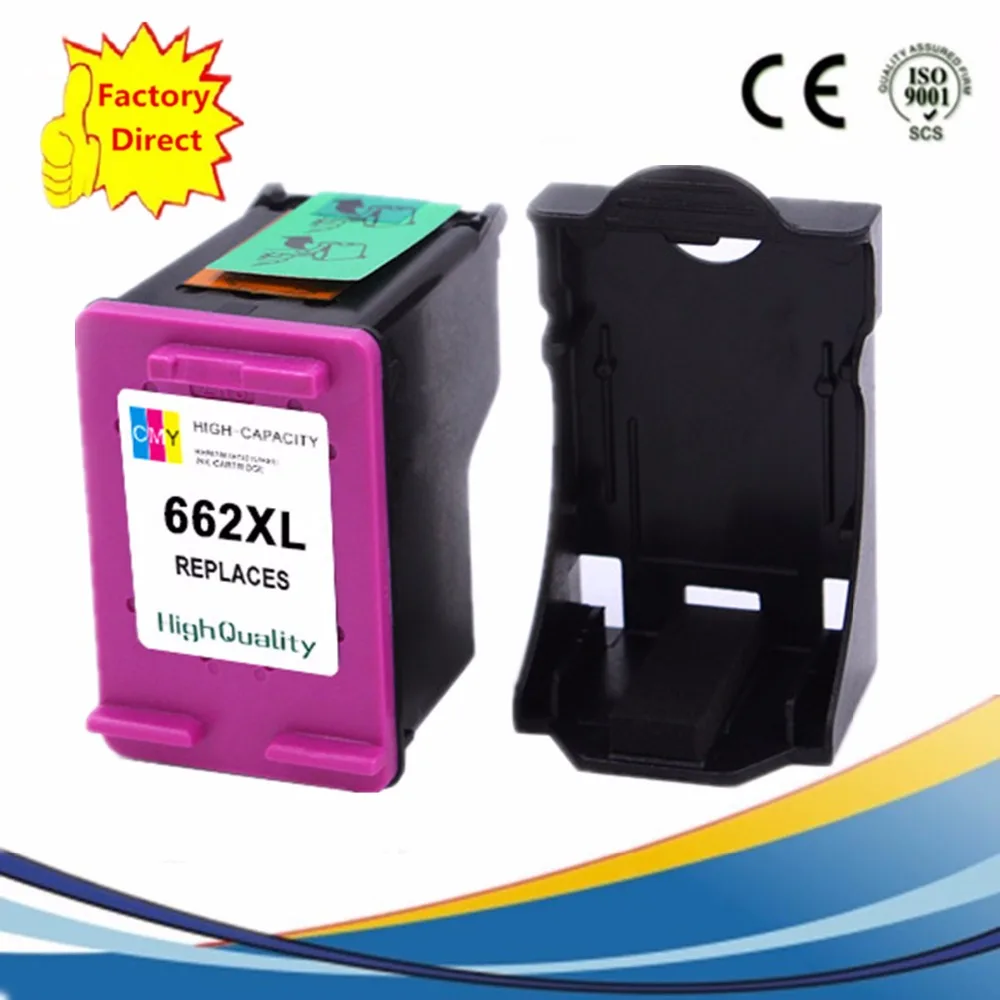 Color Ink Cartridges Remanufactured For HP662 XL 662XL HP662 HP662XL ...