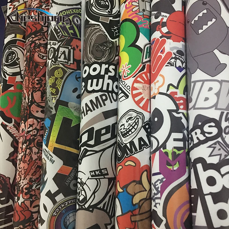 Aliexpress.com : Buy Over 10 kinds Stickerbomb Vinyl Wrap Stickers ...