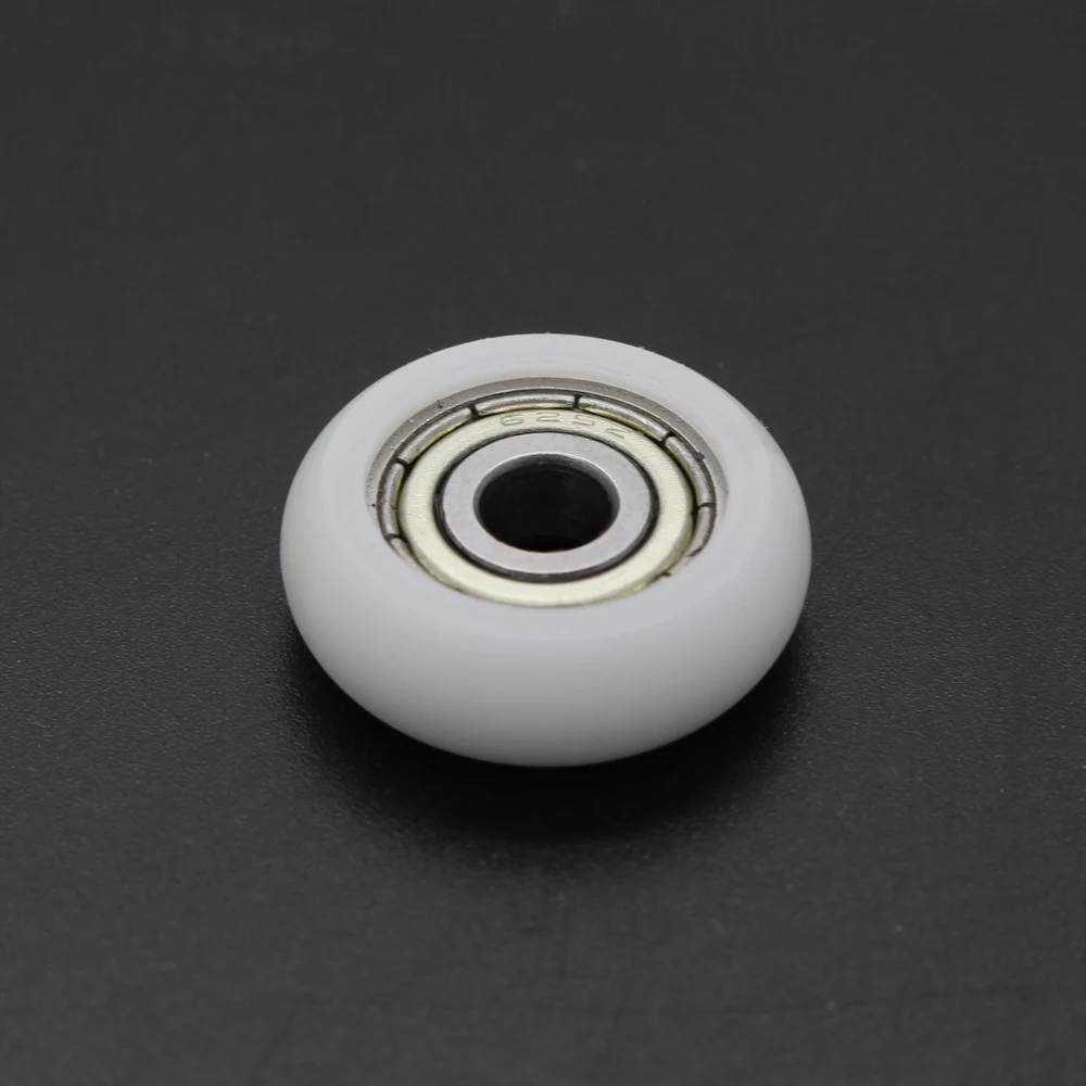 Plastic Wheels With Bearings 1Pcs 15x48.5x18 Mm Nylon Plastic Wheel