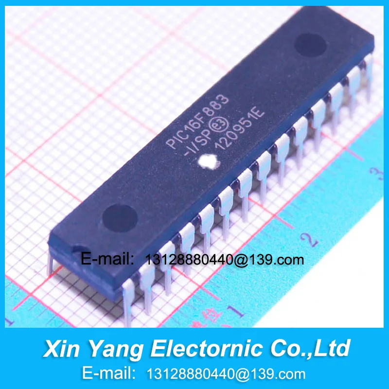XIN YANG 전자 새로운 원본 PIC16F883 I/SP PIC16F883 16F883 I/SP IC DIP 무료 배송 ...