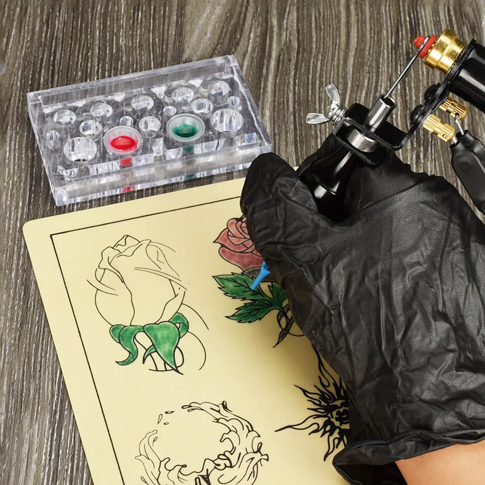 Rotary Tattoo Machine Shader& Liner Assorted Tatoo Motor Gun Kits ...