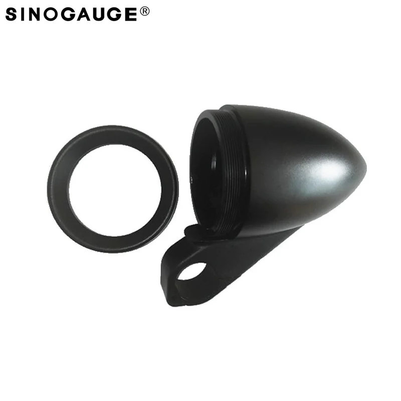 52mm Bracket Housing Cup For Motorcycle Gauge Installation Black Billet ...