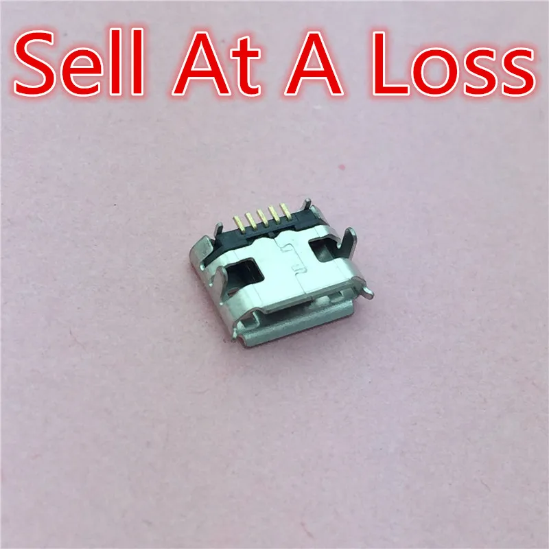 10pcs G27 Micro USB 5pin Jack Female Socket G27 Connector OX Horn Curly ...