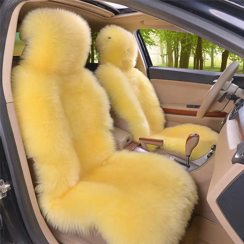 Buy Winter Fashion Genuine Wool Car Seat Cover From
