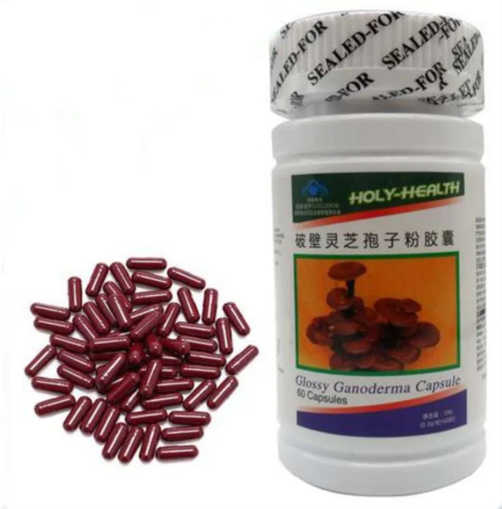 6 bottles glossy ganoderma capsules heart care reishi ganoderma lucidum ...