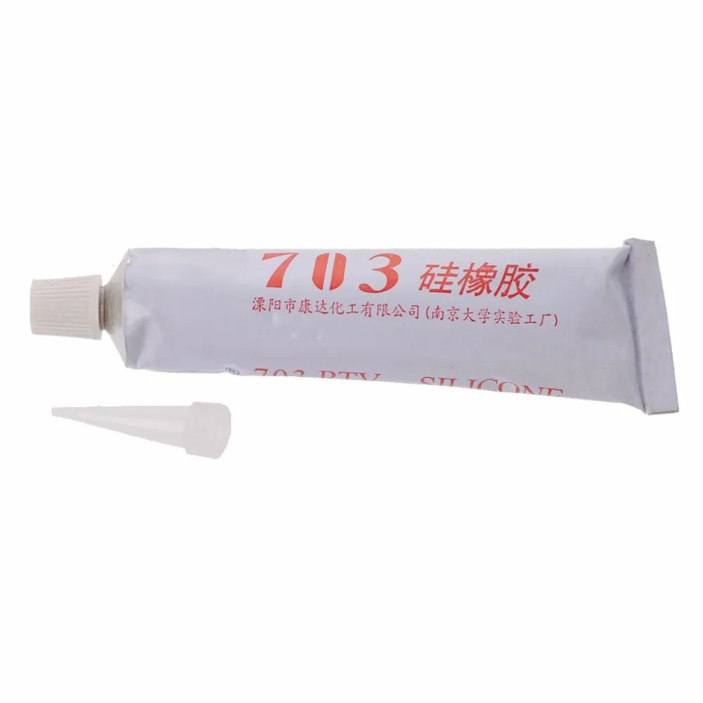 45g Clear Liquid 703 Adhesive Sealant Silicone Rubber Glue For Glass ...