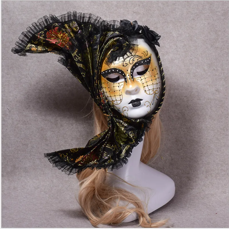 High grade painted art collection handmade mask Venice Halloween party ...