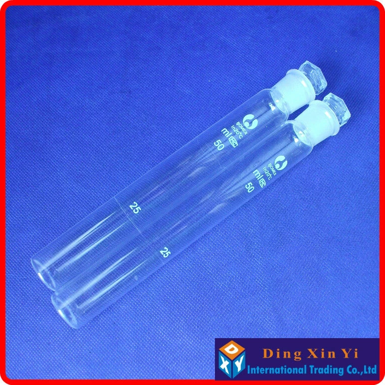(6pieces/lot)50ml Glass Colorimetric Tube,color Comparison Tube ...