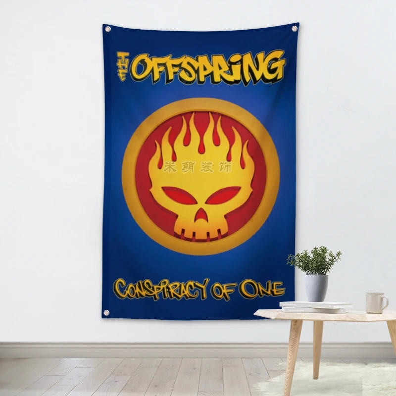 OFFSPRING Music Band Team Logo Cloth Poster Banners Four Hole Flag ...