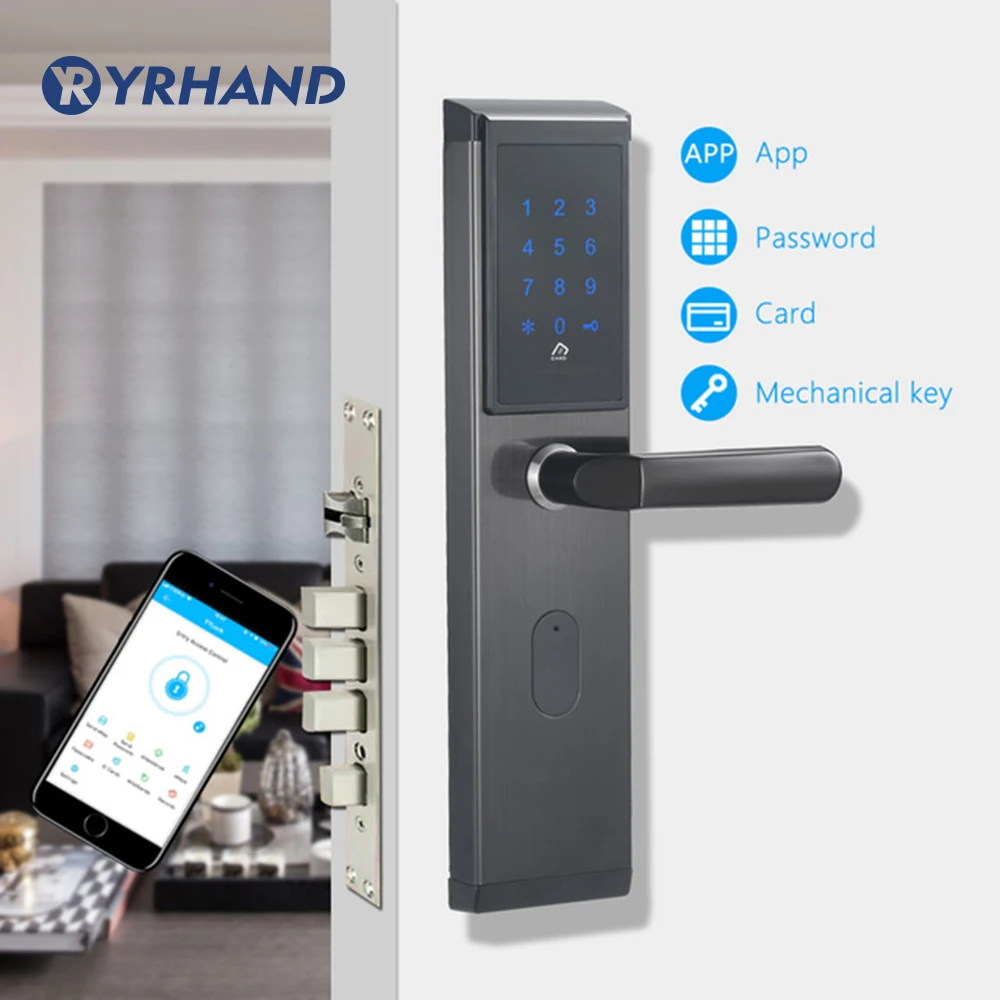 Electronic-Door-Lock-APP-WIFI-Smart-Touch-Screen-Lock-Digital-Code ...