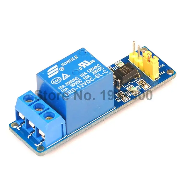 5PCS 1 Channel 12V Relay Module Controle Relay 1Channel Relay Module ...