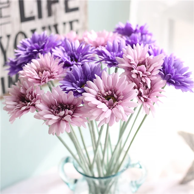 Purple Gerbera Daisies Bouquet