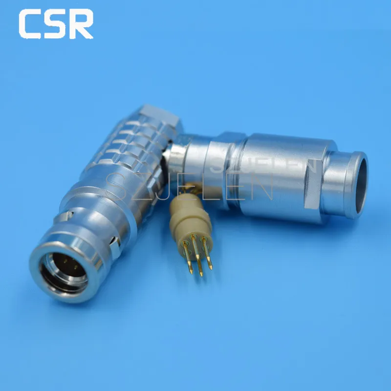 Medical Equipment 6 pin plug, LEMO Connector 6 pin plug , FHG.1K ...