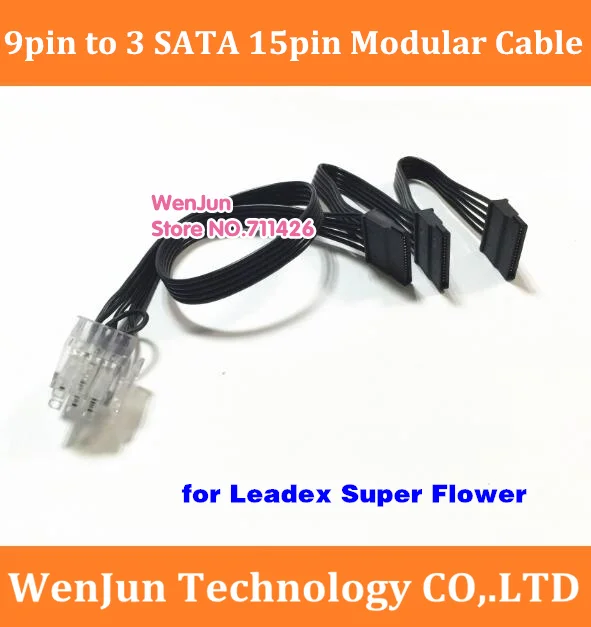 new High Quality 4 SATA / 3 SATA 15pin Modular Power Supply Adapter ...