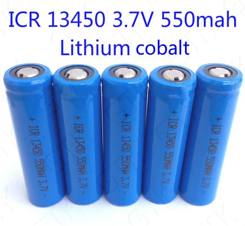 Aliexpress.com : Buy 10pcs 3.7V 550mAh ICR battery 13450 bateria cell 3 ...