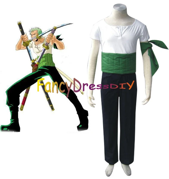 2015 One Piece Roronoa Zoro Two Years Ago Costume Anime Cosplay Costume ...