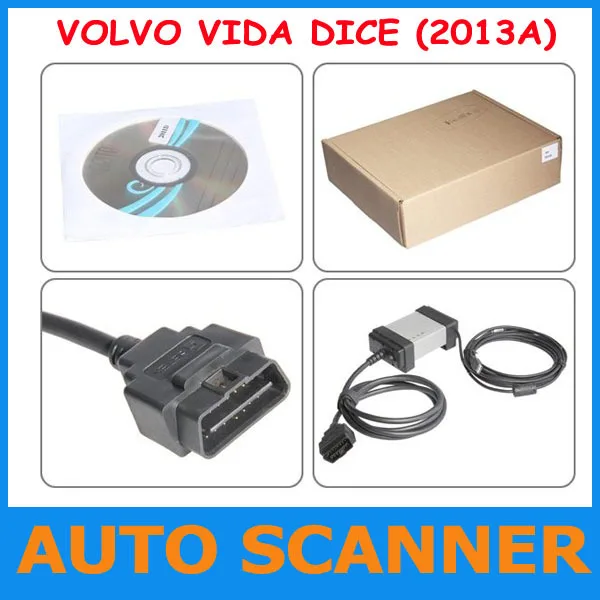 Top Rated 2013A VOLVO VIDA DICE Diagnose Scanner with multi language ...