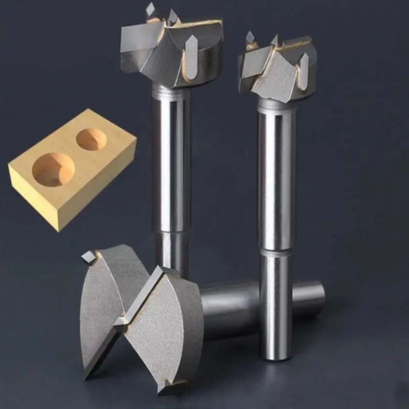 5pc Woodworking Cutter Wood Wood Board Punching Carbide Woodworking Bit ...