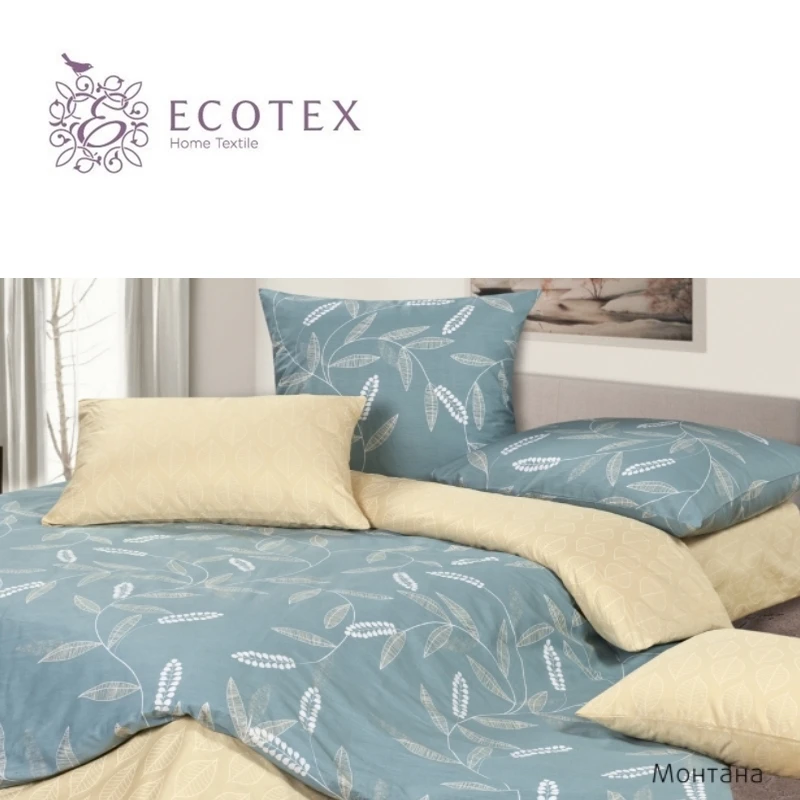 Bed linen Ecotex Montana Linens for home textiles double euro beds ...