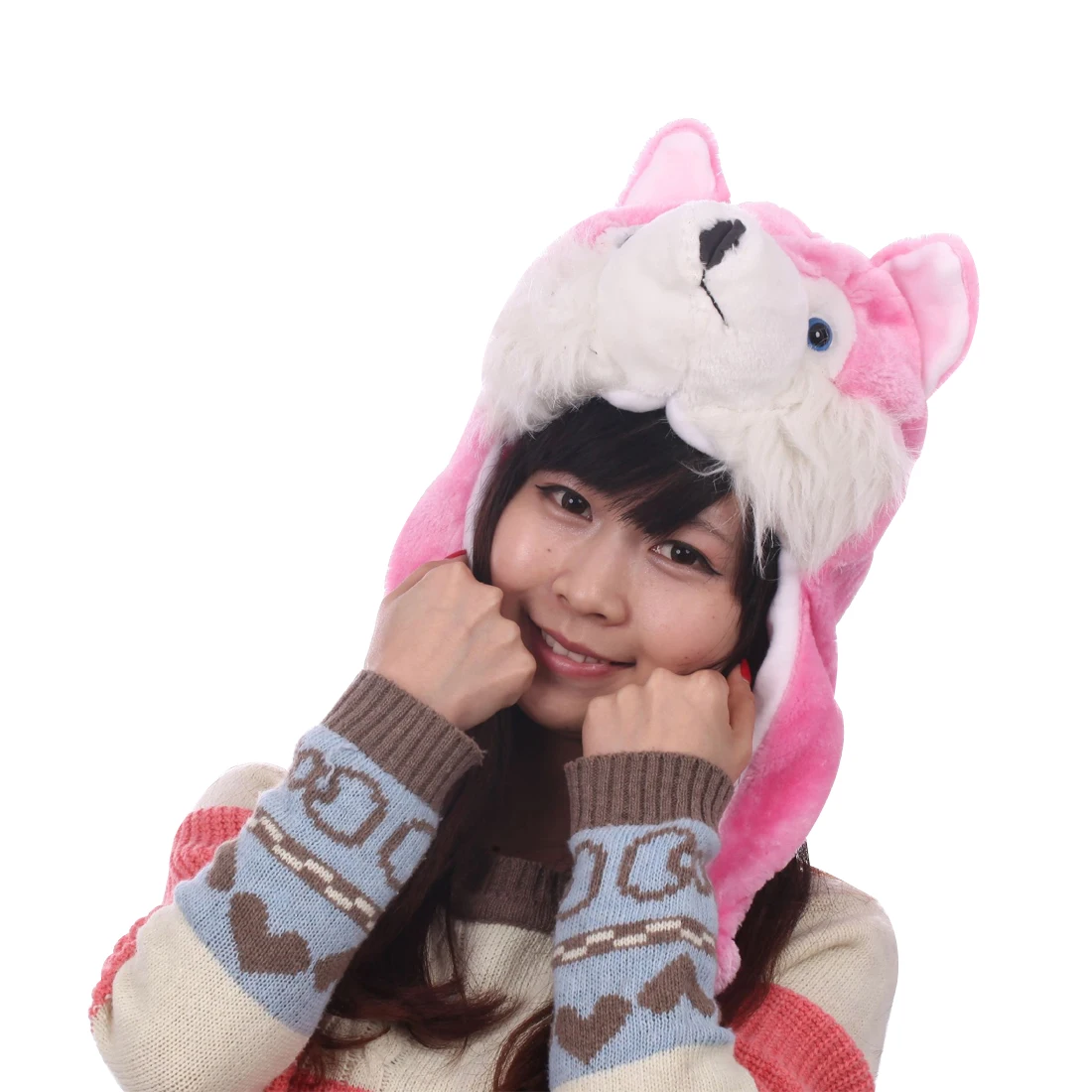 Aliexpress.com : Buy Comfortable Cartoon Animal Style Hood Wolf Hat ...