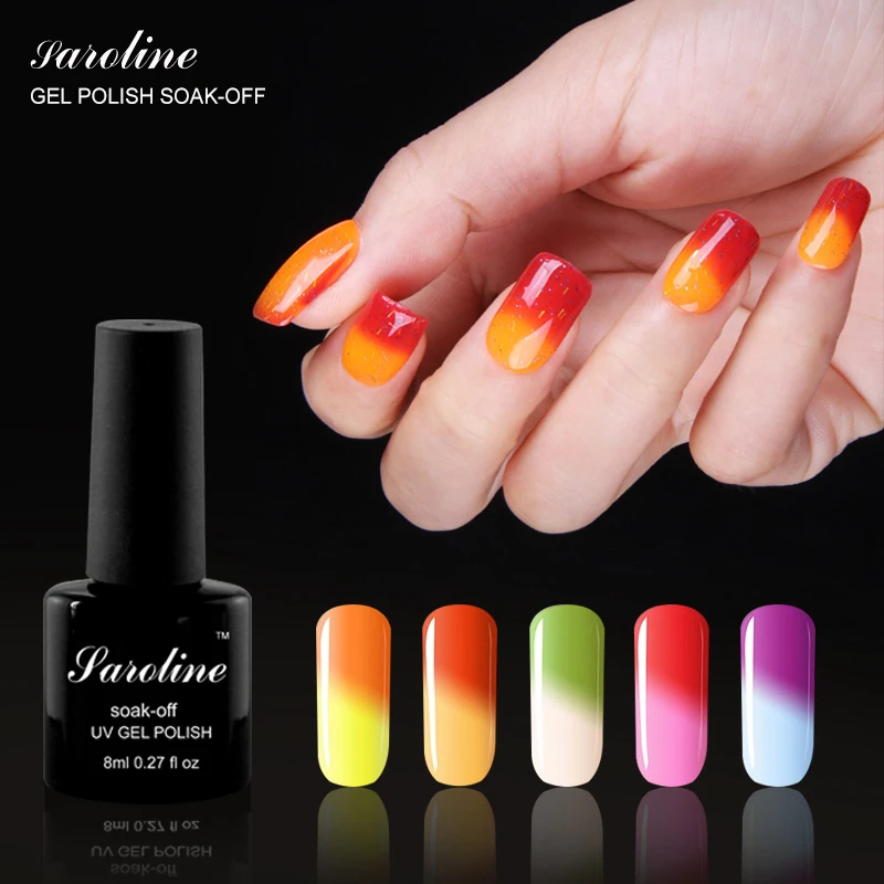 Saroline Temperature Change Colors UV Nail Gel Polish 8ML 29 Colors ...