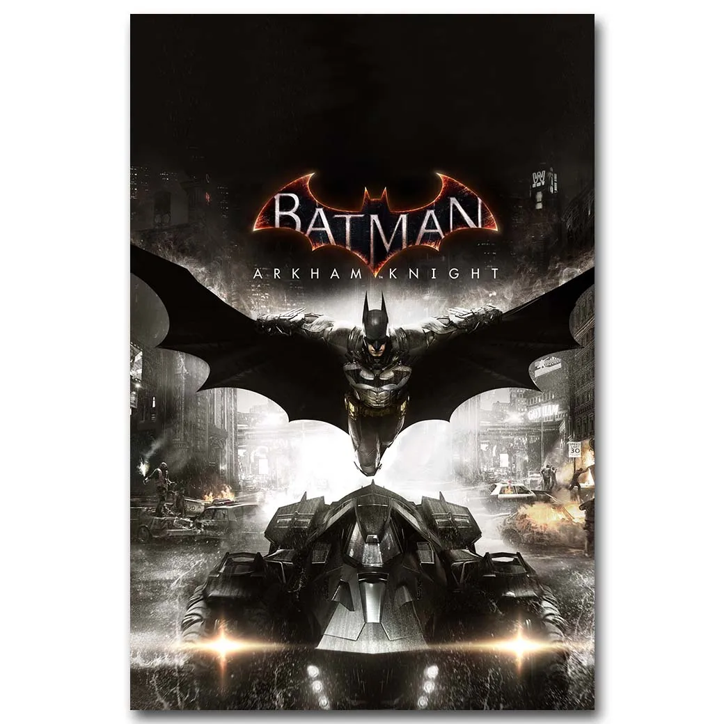 Batman Arkham Knight Art Silk Fabric Poster Print 13x20 24x36 inch Hot ...