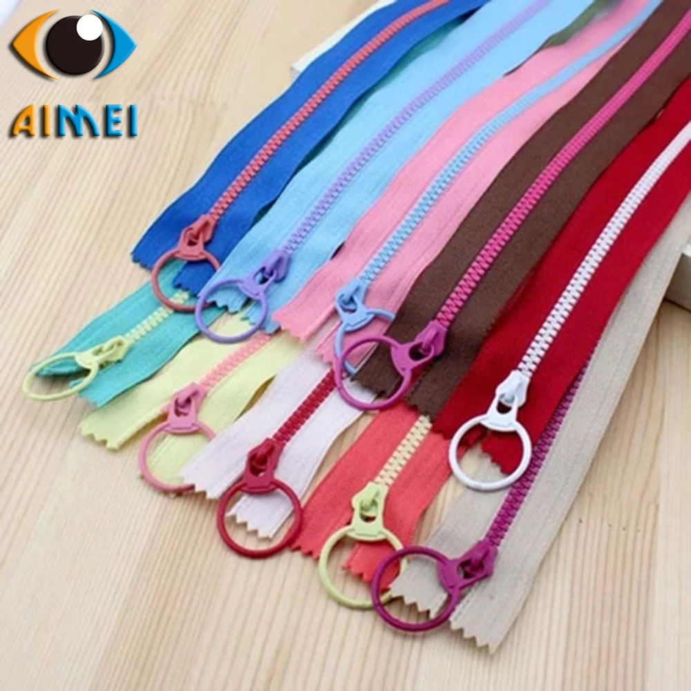 Color resin zipper 20cm / 30cm long down jacket jacket sleeping bag ...