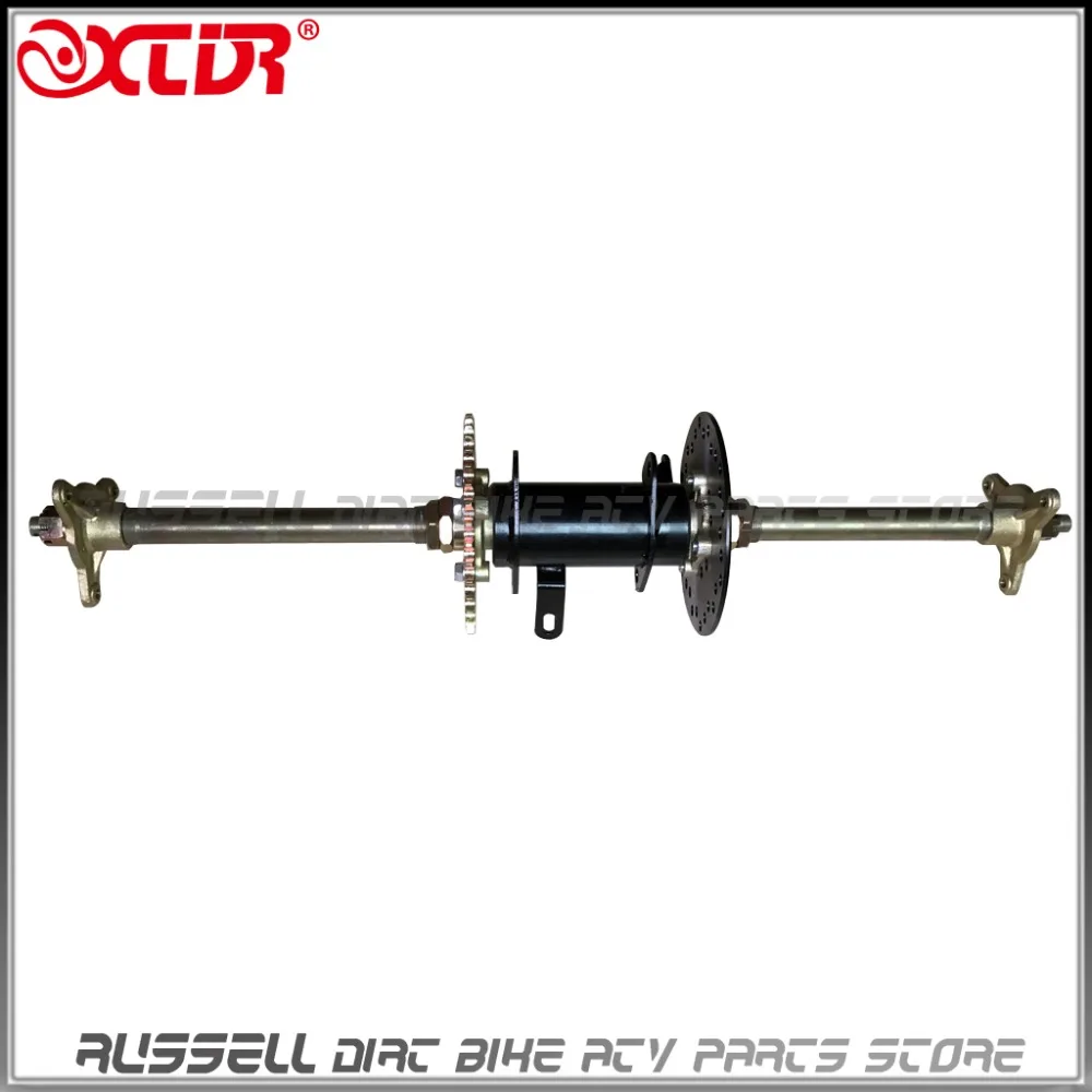 720mm 810mm Rear Axle Complete Assembly With Carrier Hub Brake Disc ...