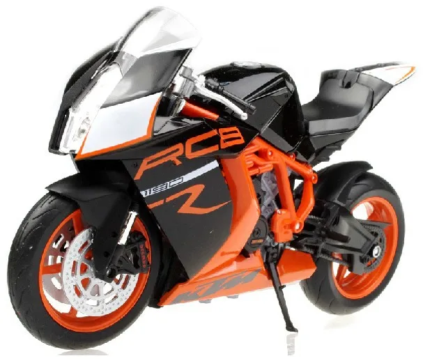 Welly 1:10 Scale KTM 1190 RC8 R Black Motorcycle Model Brand New In ...