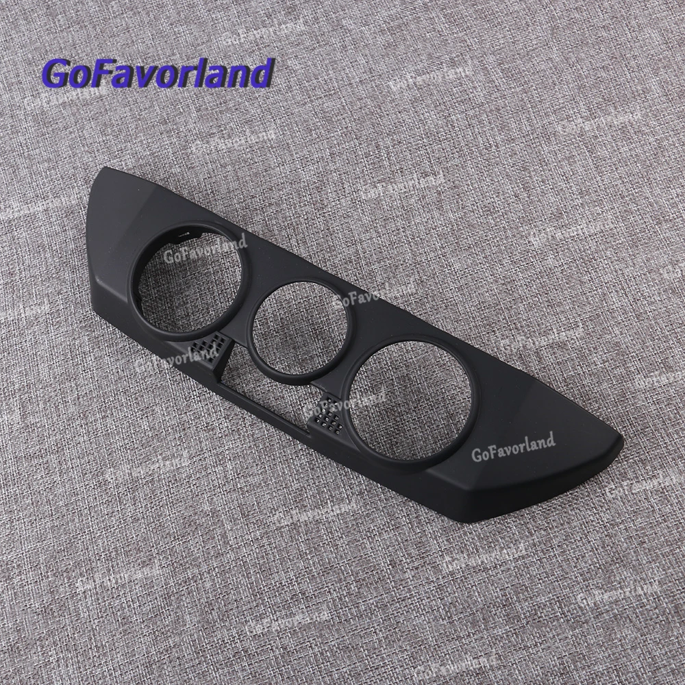 Black Front Dashboard AC Heater Control Panel Trim Cover Cap 6Q0820075C ...