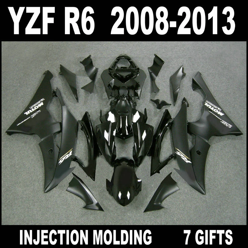 New Hot Bodywork For Yamaha R6 Fairing Kit Abs Plastic 2008 2009 - 2013 ...