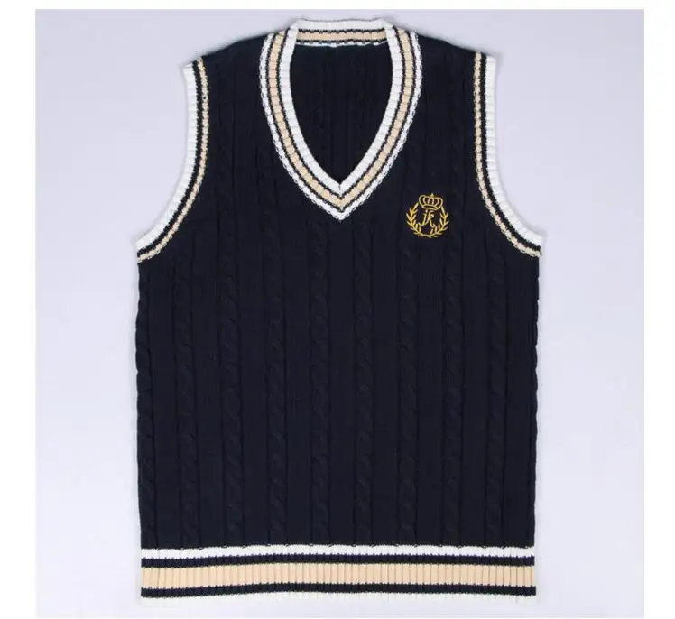 School-Uniform-Sweaters-Vest-For-Girls-Boys-British-Student-Uniforms ...