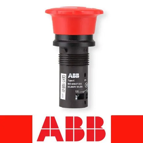 pushbutton switch.ABB.Twist release type emergency stop button /1NC ...