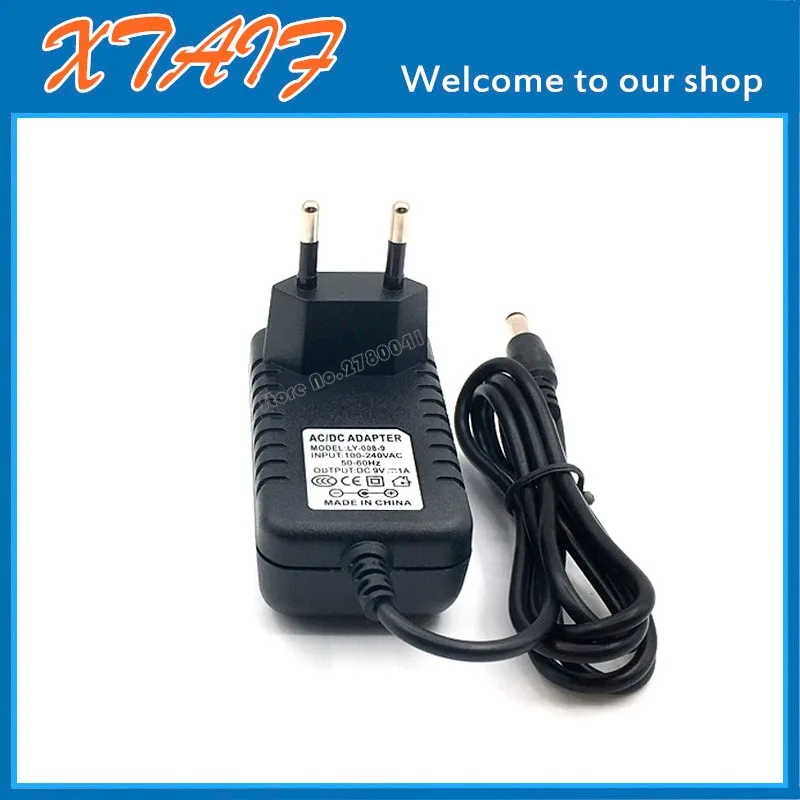 9v 1a Power Adapter Eu Plug 9v1a 9v1000ma With Jack 5.5*2.5mm/5.5*2.1mm ...