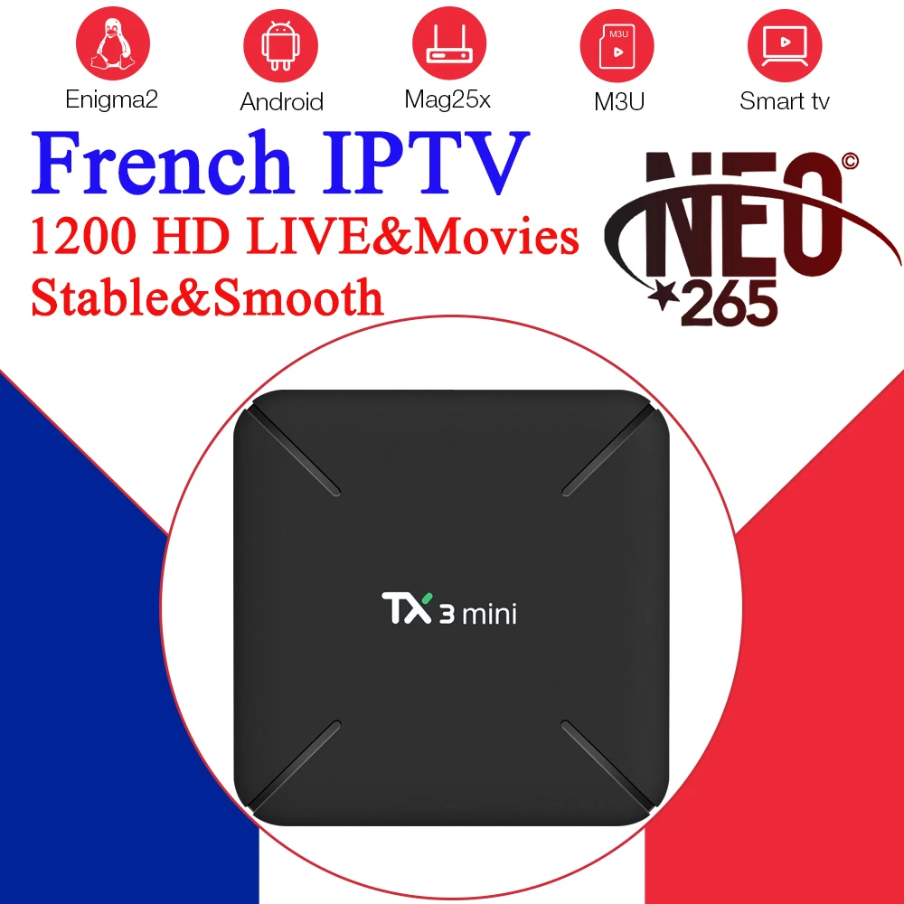 Aliexpress.com : Buy French iptv subscription 1200 live&VOD best neo ...