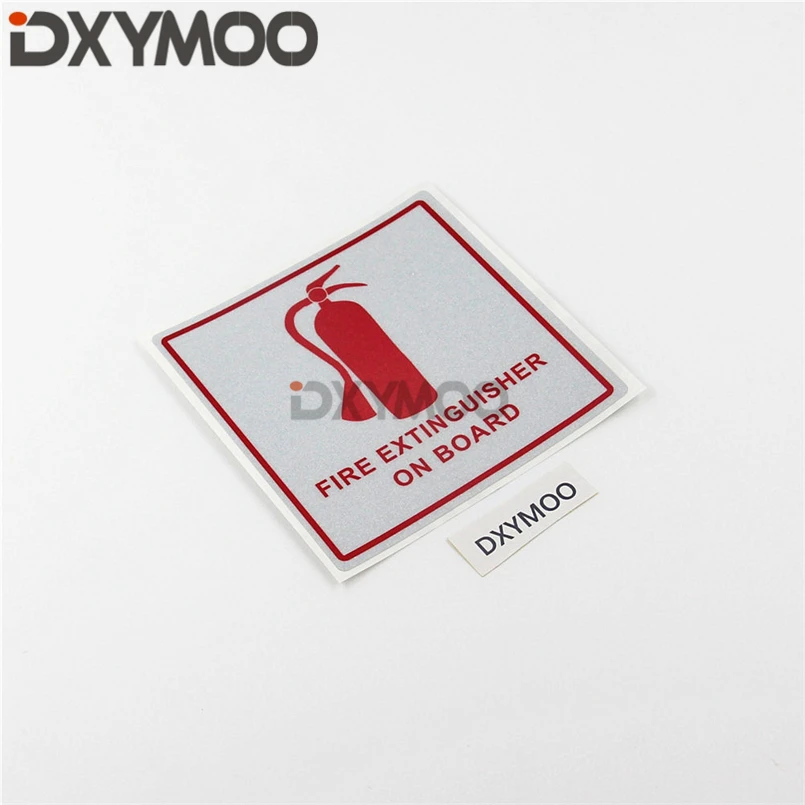 แต่งรถอุปกรณ์เสริมภายนอกสติกเกอร์คำเตือน Mark FIRE EXTINGUISHER ON ...