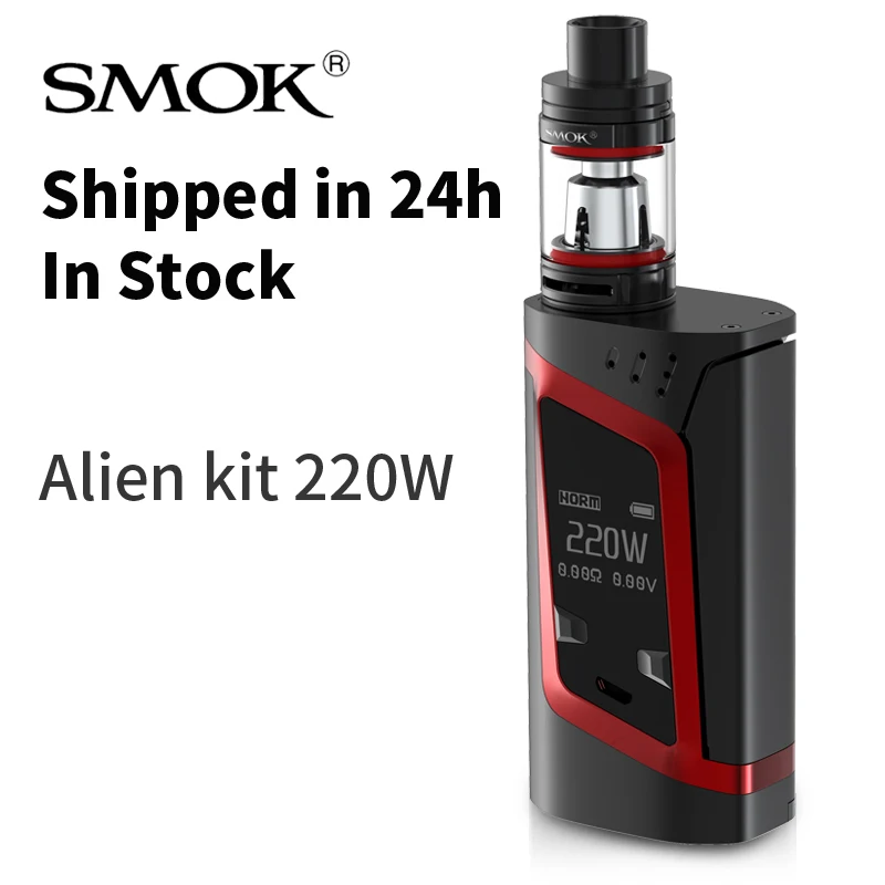 Original MOD SMOK ALien SMOK MOD Full kit TC 220W Vapor Vaporizer E ...
