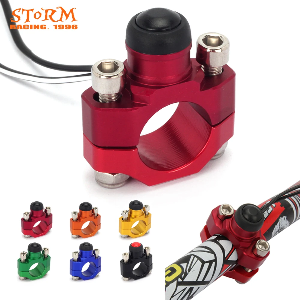 CNC-Motorcycle-Universal-Stop-Start-Kill-Switch-Button-With-Rotating ...