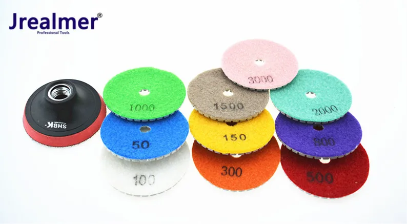 1pcs 3inch Diamond Flexible Wet Polishing Disc for Marble Stone Ceramic ...